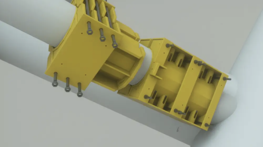 Repair Clamp installation - Elgenio Engineering Consultancy, Aberdeen